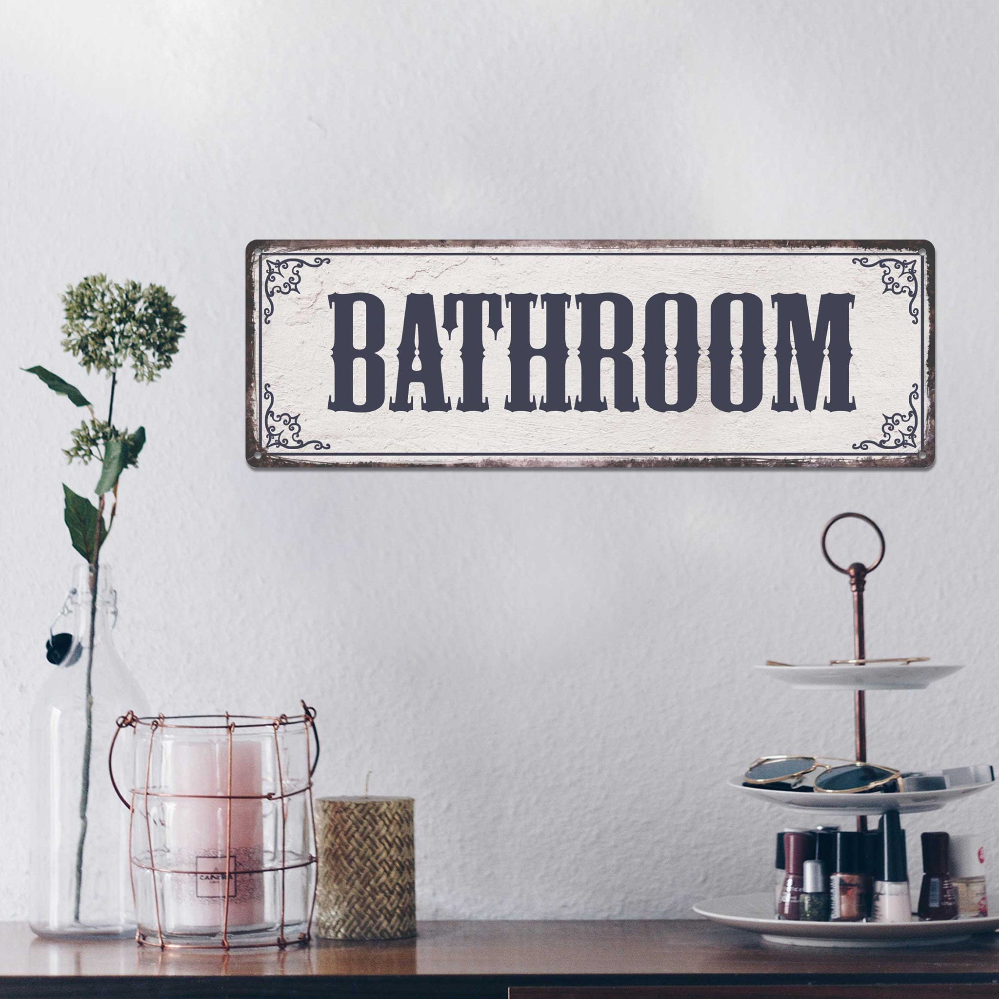 Bathroom, Lovely Lav Slim Tin Sign