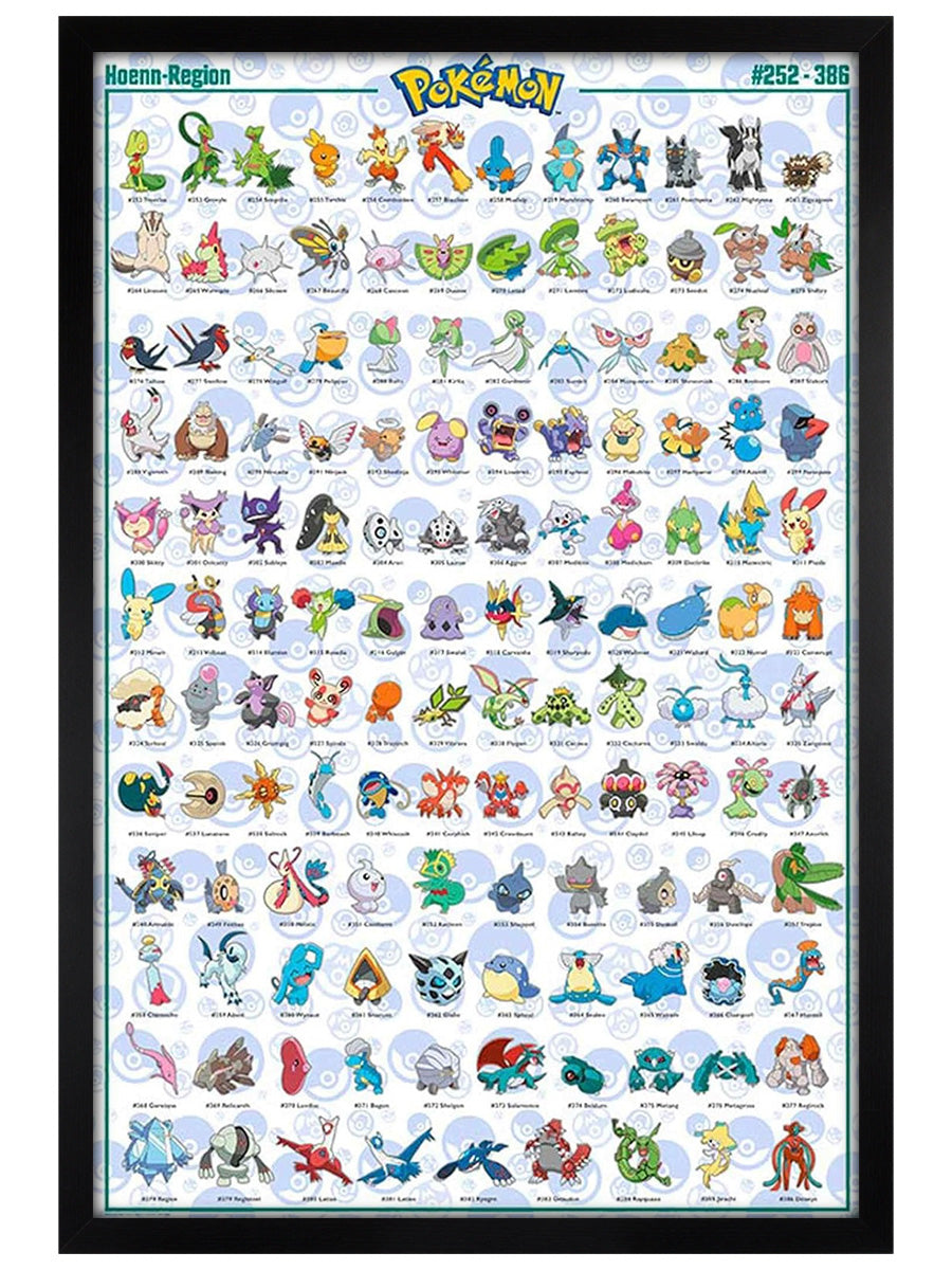 Hoenn, Pokémon Poster