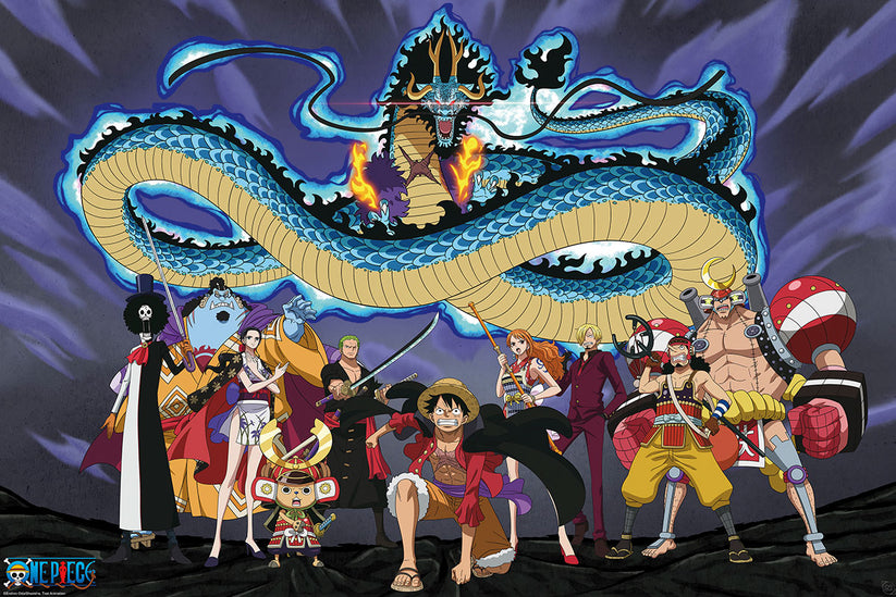 The Crew Versus Kaido, One Piece Poster