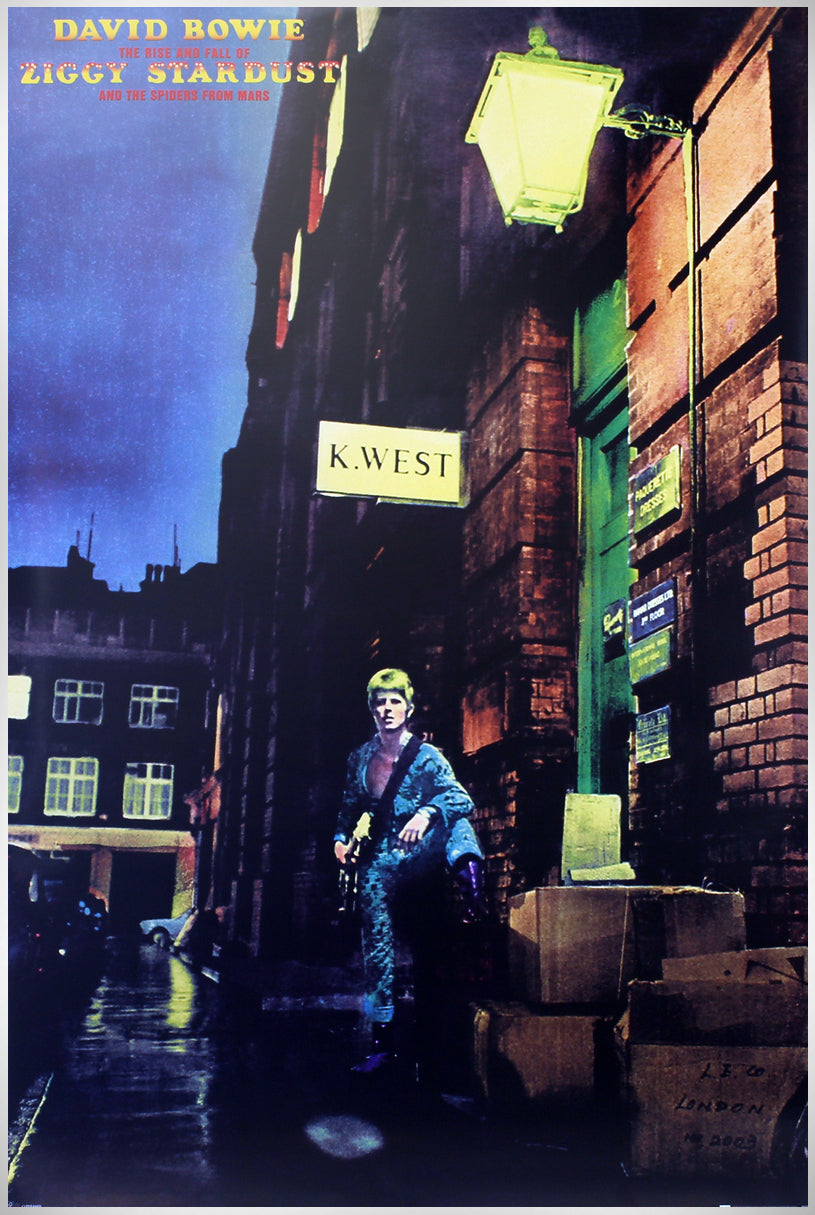 Ziggy Stardust Album Cover, David Bowie Poster